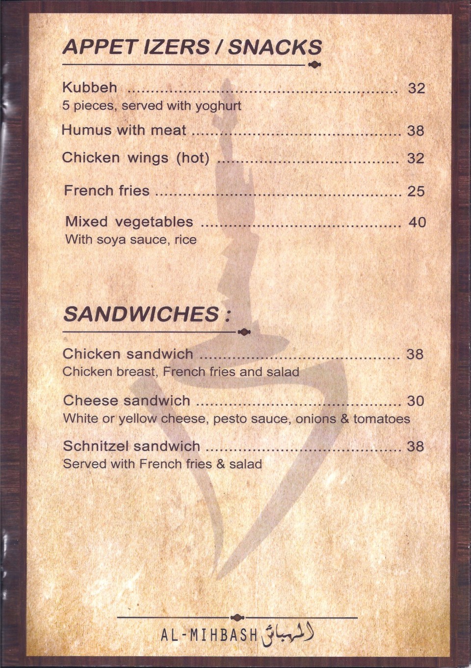 » Menu MihbashAlternative Tours Jerusalem